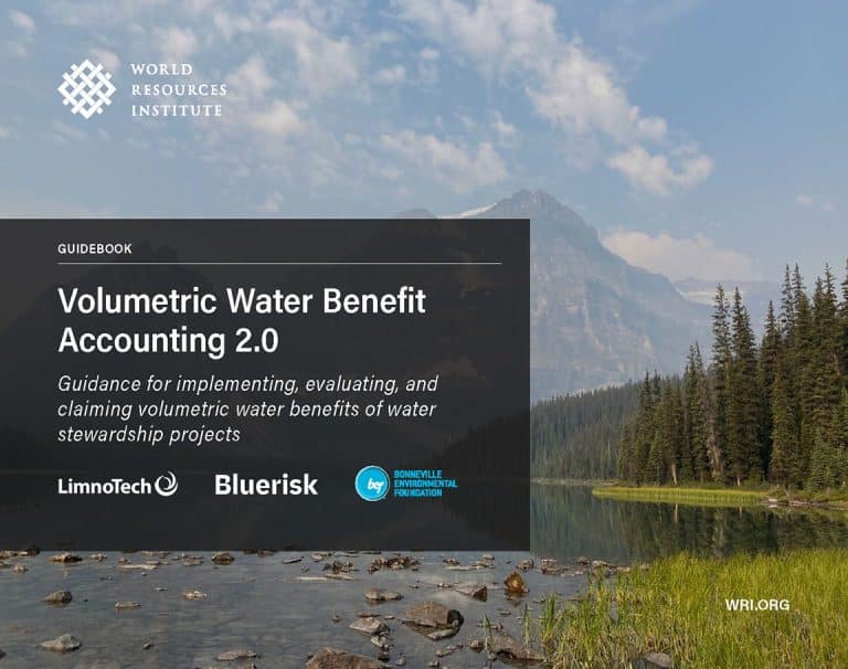Volumetric Water Benefit Accounting 2.0 (VWBA 2.0) - LimnoTech